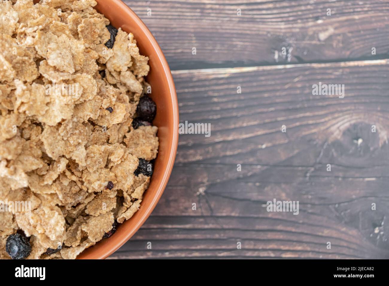 Bowls of morning breakfast cereal Stock Photo - Alamy