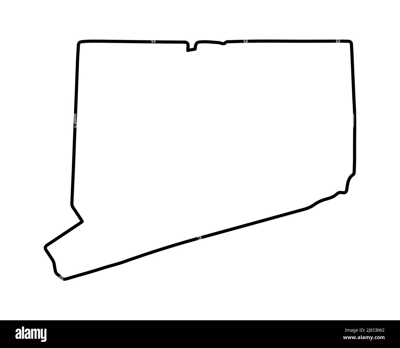 Connecticut map geography hi-res stock photography and images - Alamy