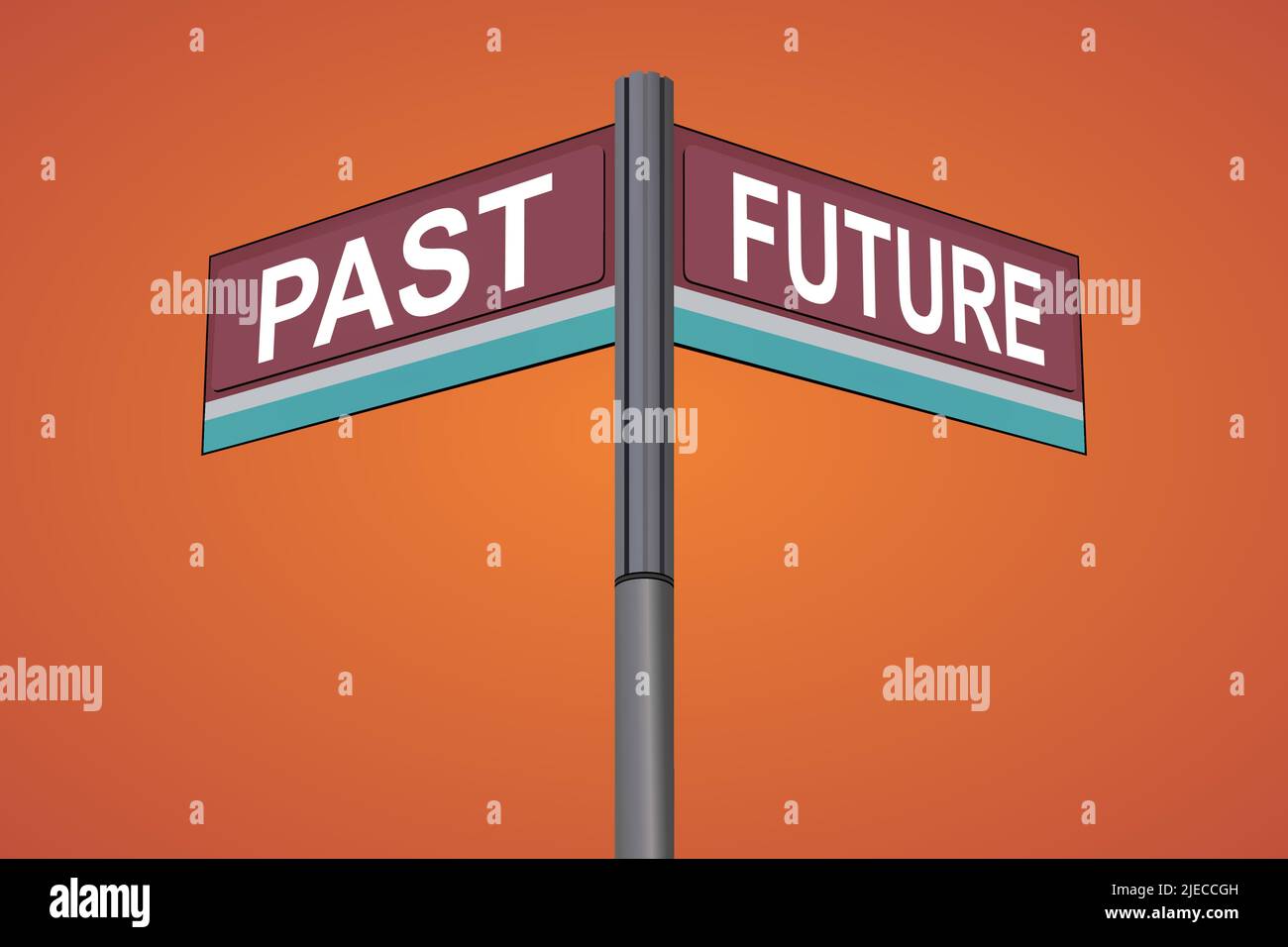Future and past Stock Vector Images - Alamy