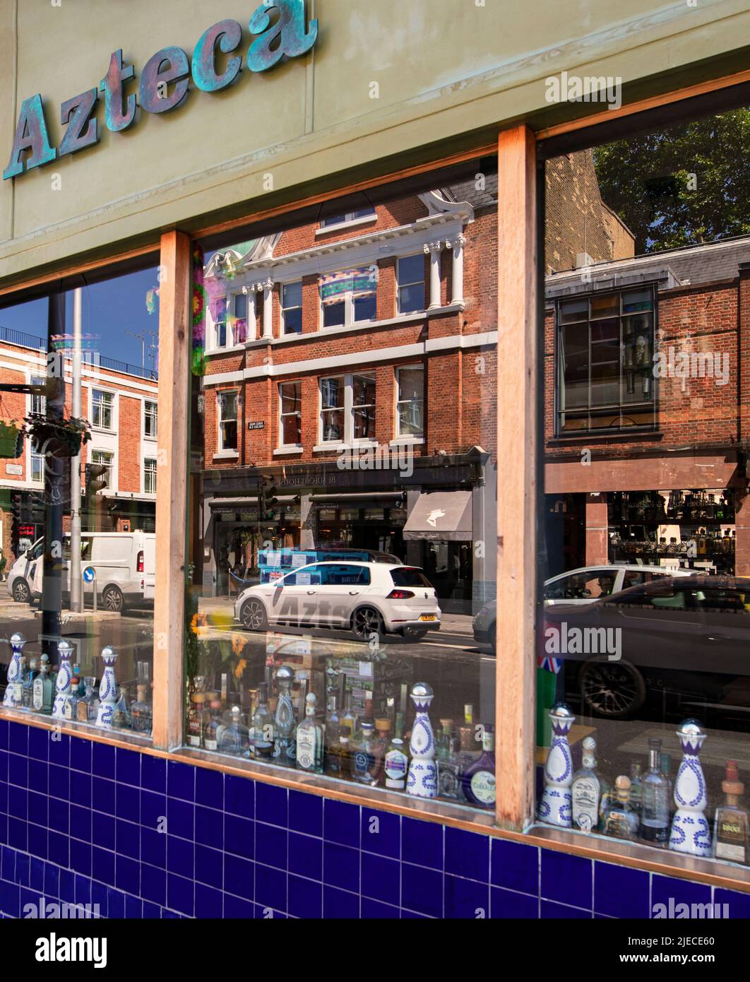 The King's Road, London, UK; a fashionable shopping street associated ...