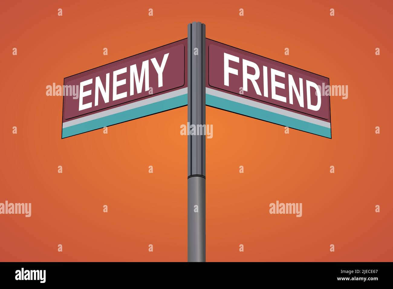 My friend sign hi-res stock photography and images - Alamy