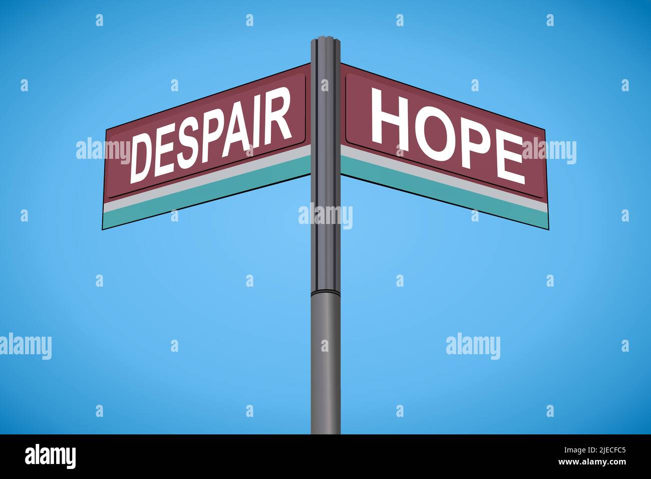 Despair strength Stock Vector Images - Alamy