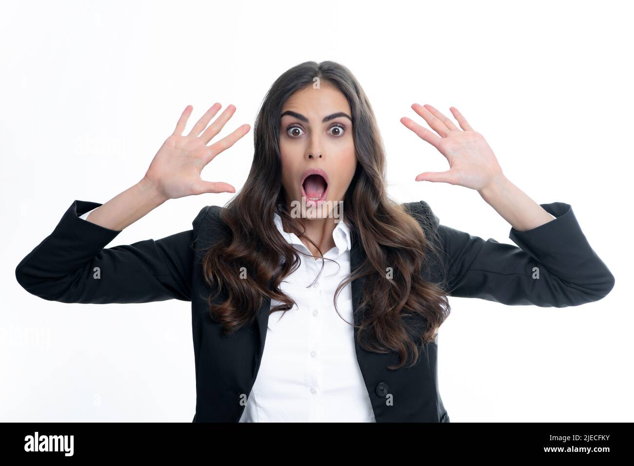 Girl human facial expressions Cut Out Stock Images & Pictures - Alamy