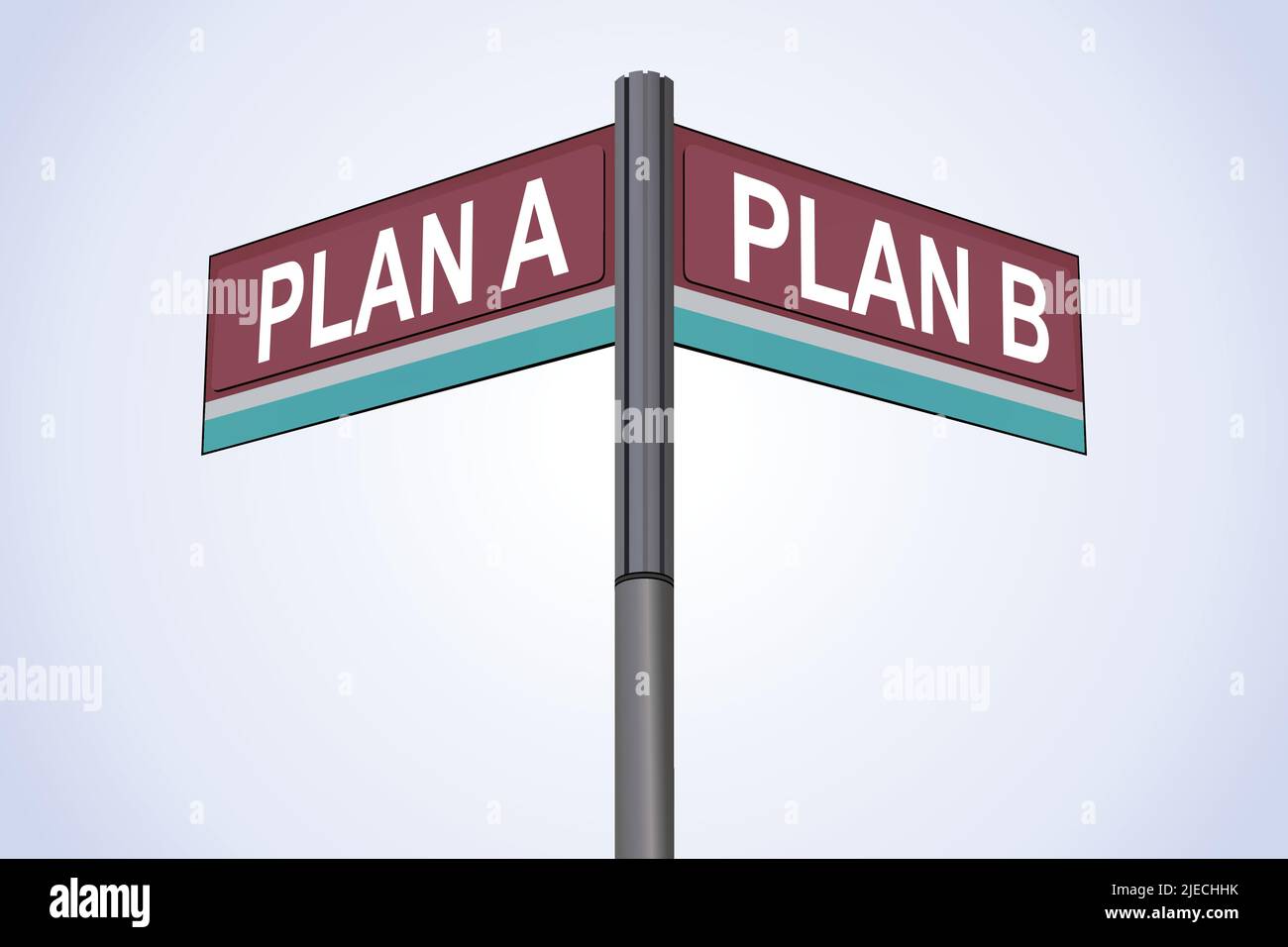 Direction arrow on a street Stock Vector Images - Alamy