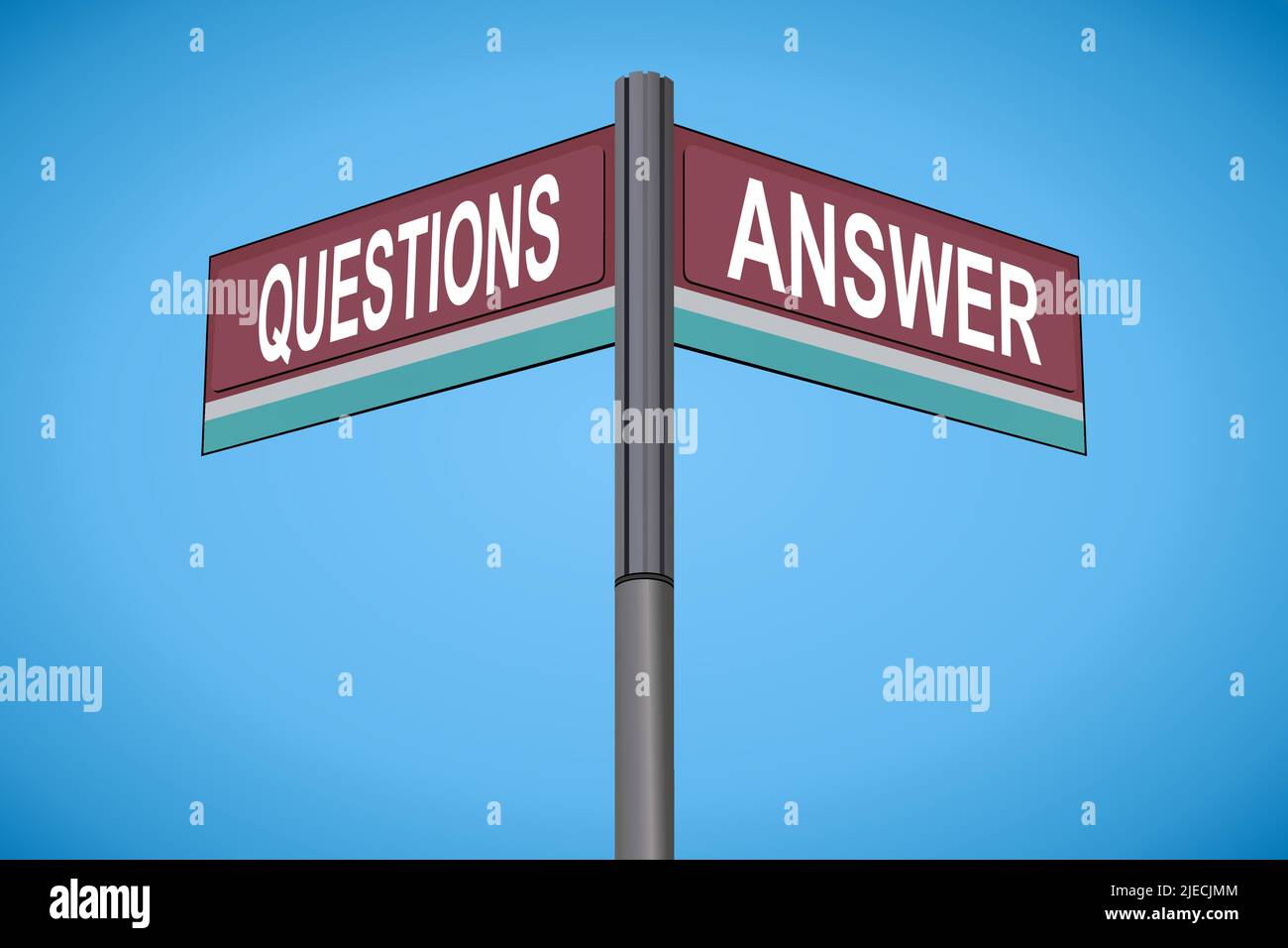 Open answer Stock Vector Images - Alamy