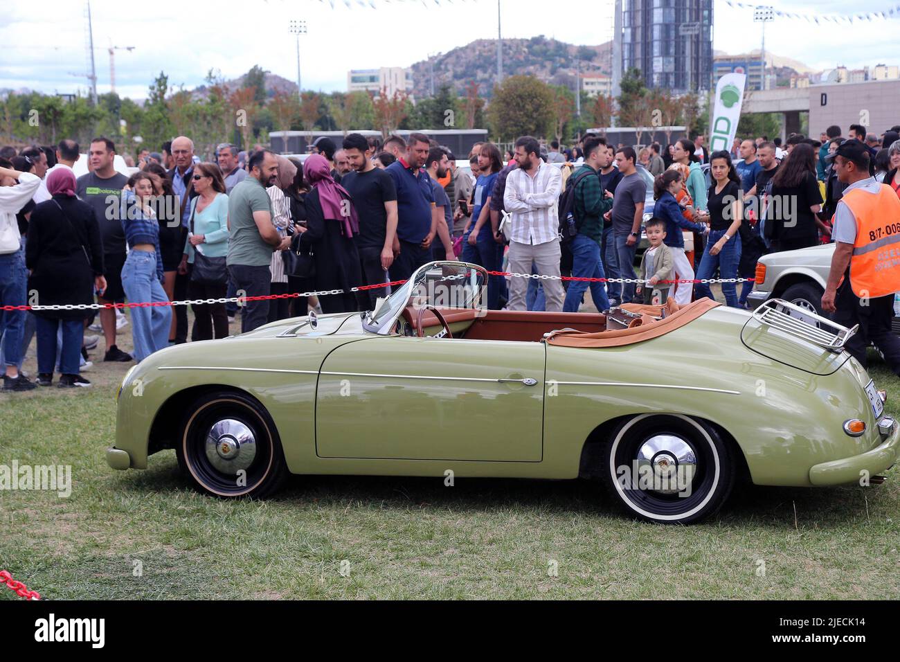 Ankara, Turkey. 26th June, 2022. People visit the Turkish Classic Car ...