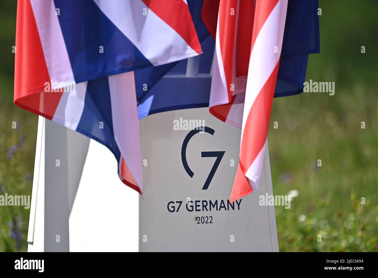 Klais, Deutschland. 26th June, 2022. Border motif, logo, emblem. 48th ...