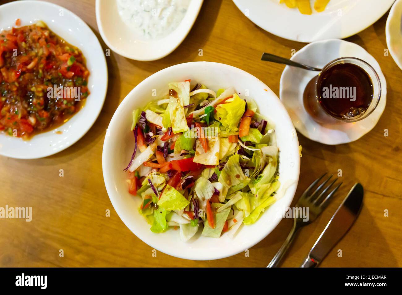 Turkish vegetable dish. Served before main courses Stock Photo - Alamy