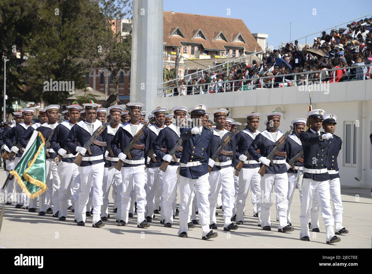 Antananarivo, Madagascar. 26th June, 2022. A military parade is held ...