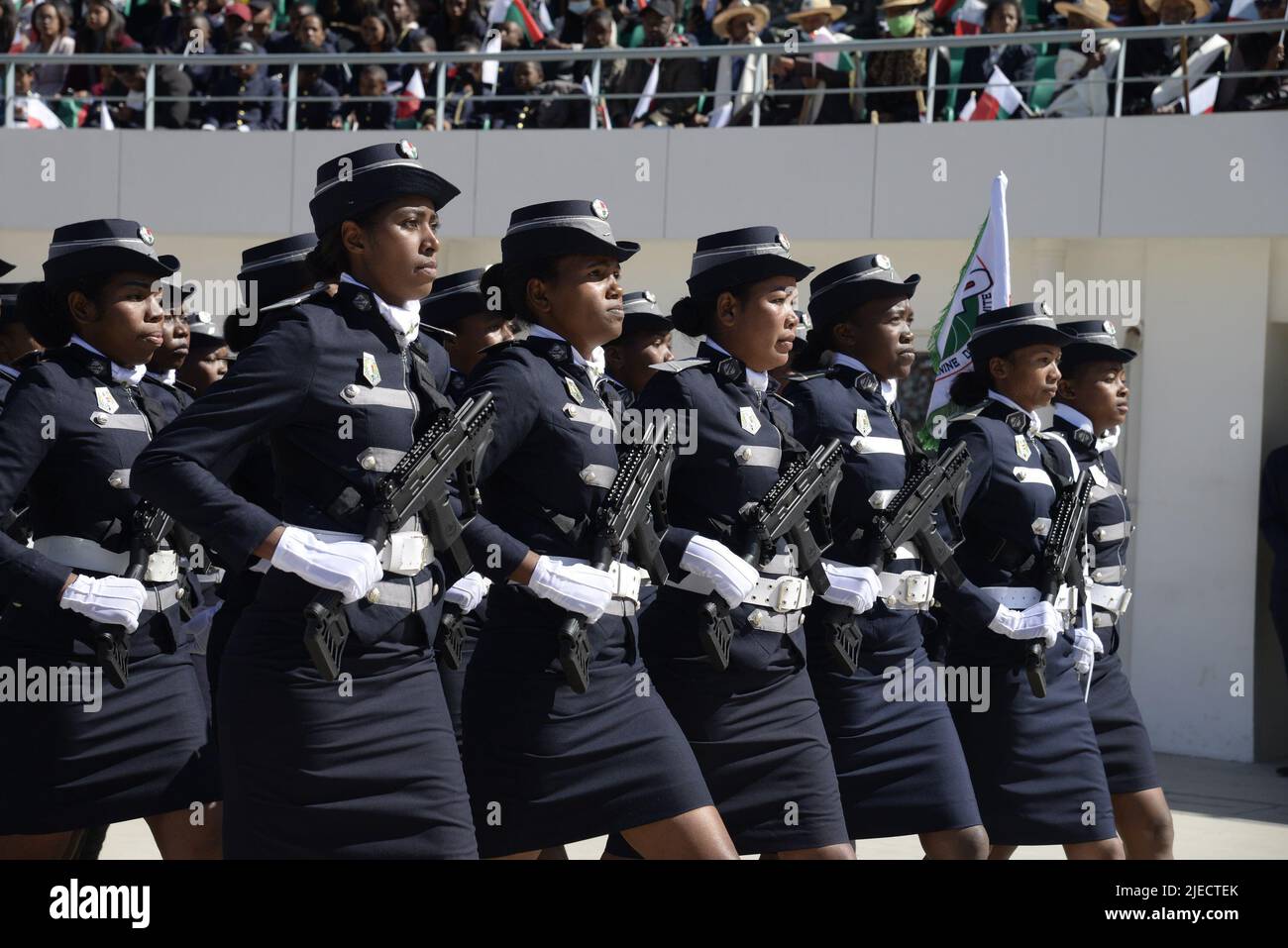 Antananarivo, Madagascar. 26th June, 2022. A military parade is held ...