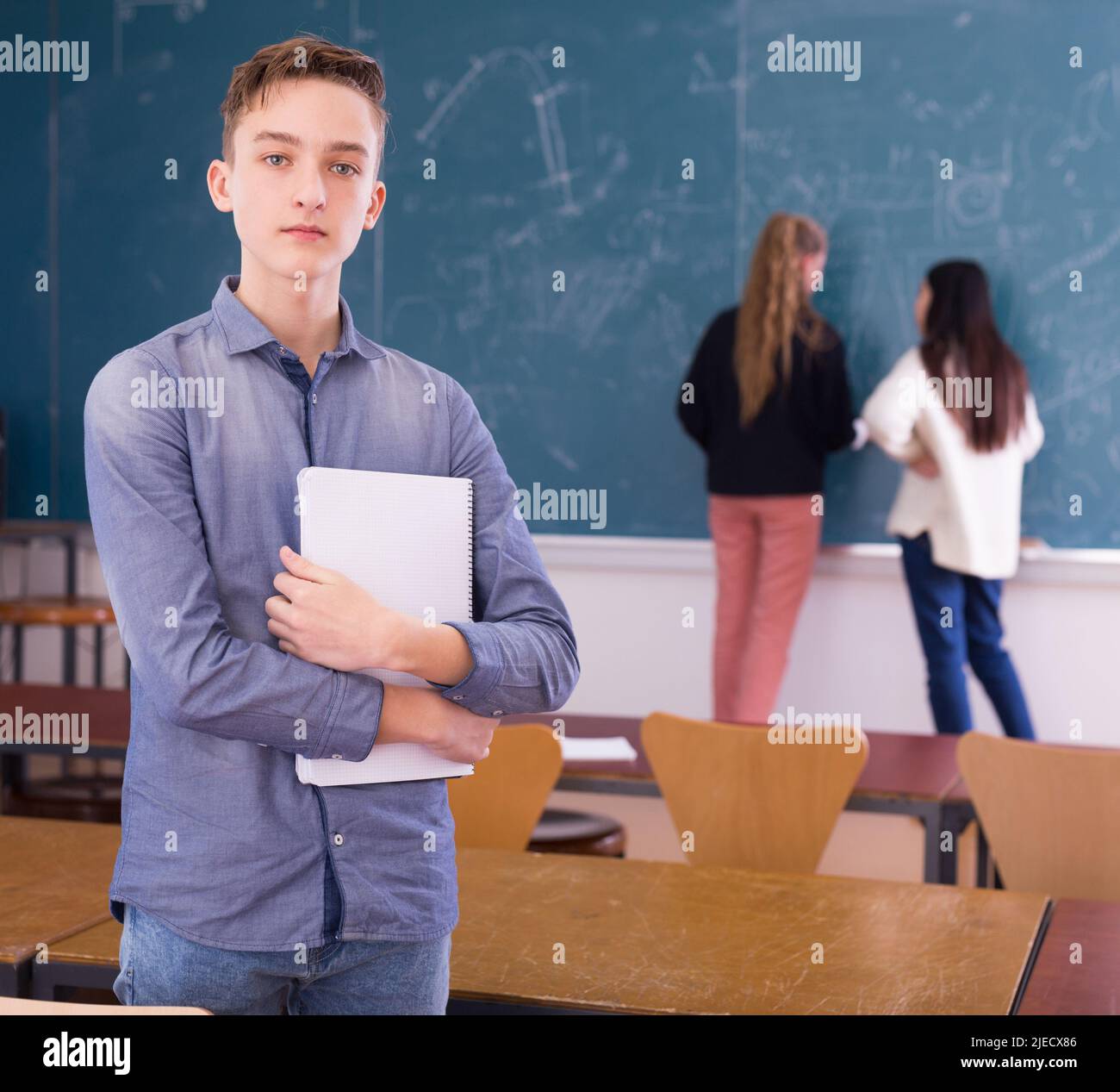 Portrait science student holding hi-res stock photography and images ...