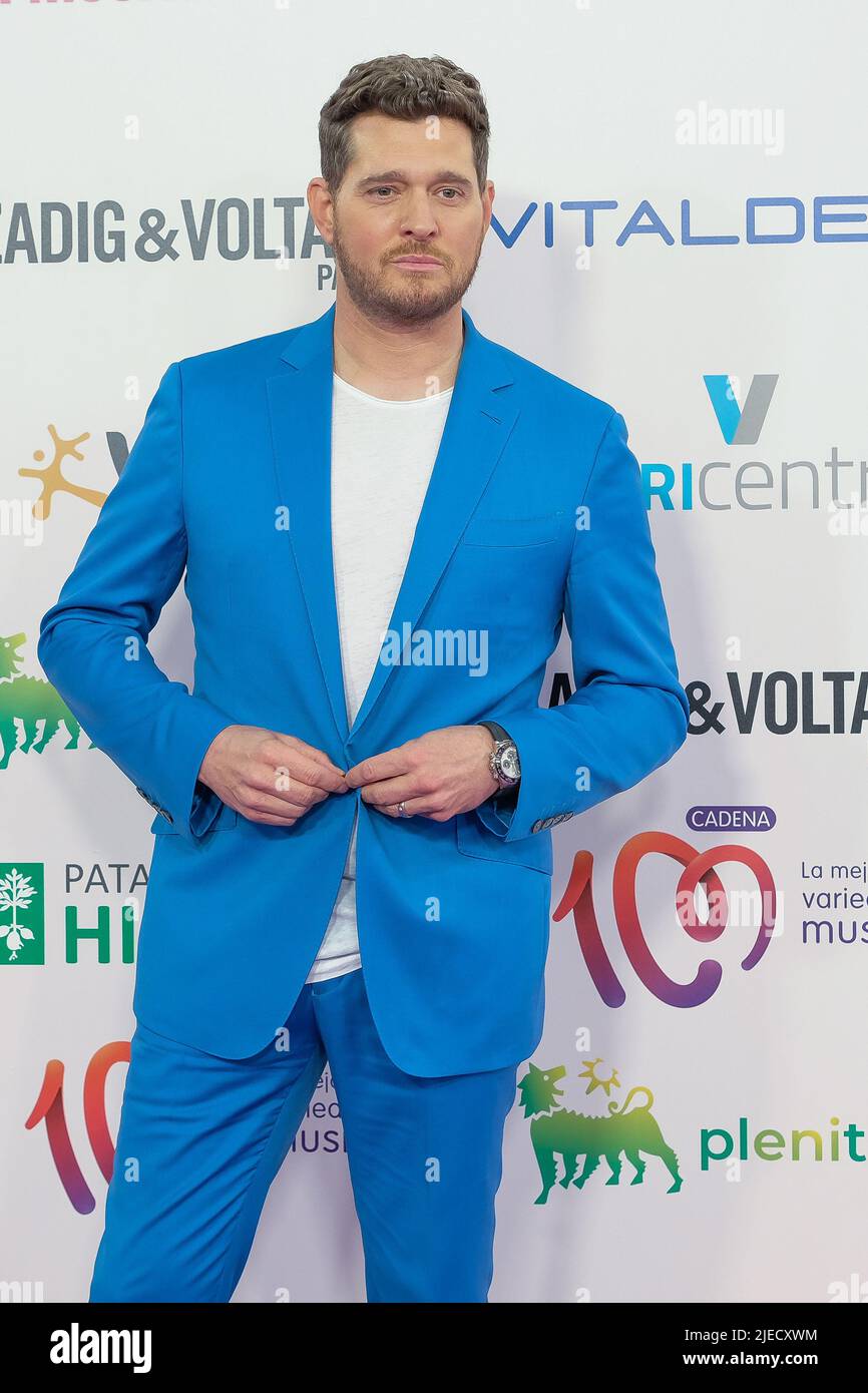 Madrid, Spain. 25th June, 2022. Michael Bublé attends the 30th ...