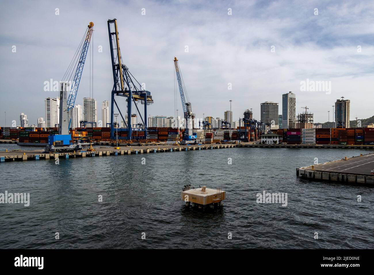 Port of Cartagena, Columbia Stock Photo - Alamy