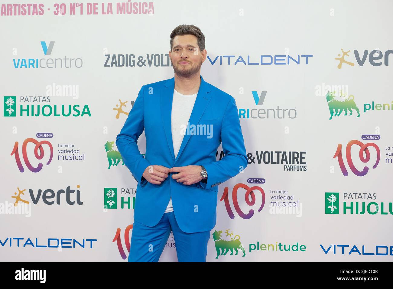 Madrid, Spain. 25th June, 2022. Michael Bublé attends the 30th ...