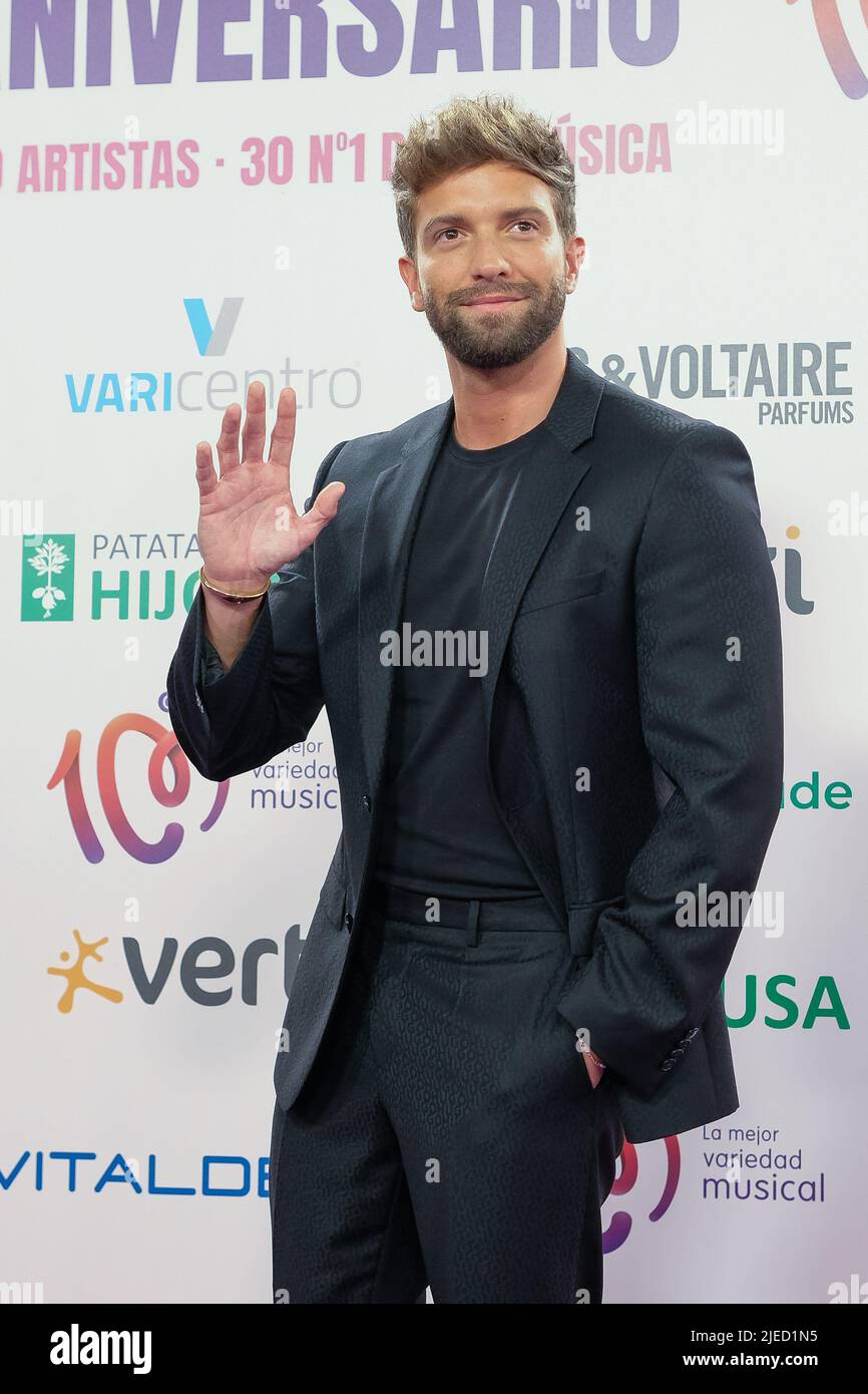 Madrid, Spain. 25th June, 2022. Pablo Alboran attends the 30th ...