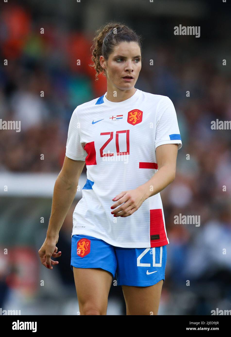 Leeds, England, 24th June 2022. Dominique Janssen of Netherlands during ...