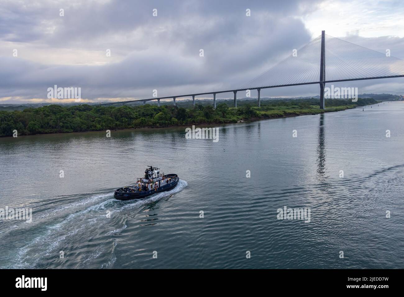 Puente Atlántico Bridge in Panama Stock Photo - Alamy