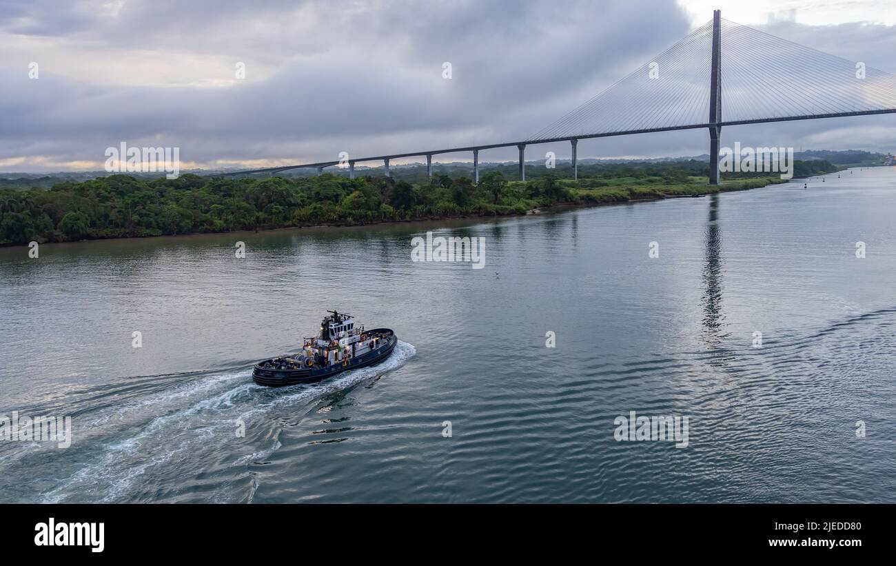 Puente Atlántico Bridge in Panama Stock Photo - Alamy