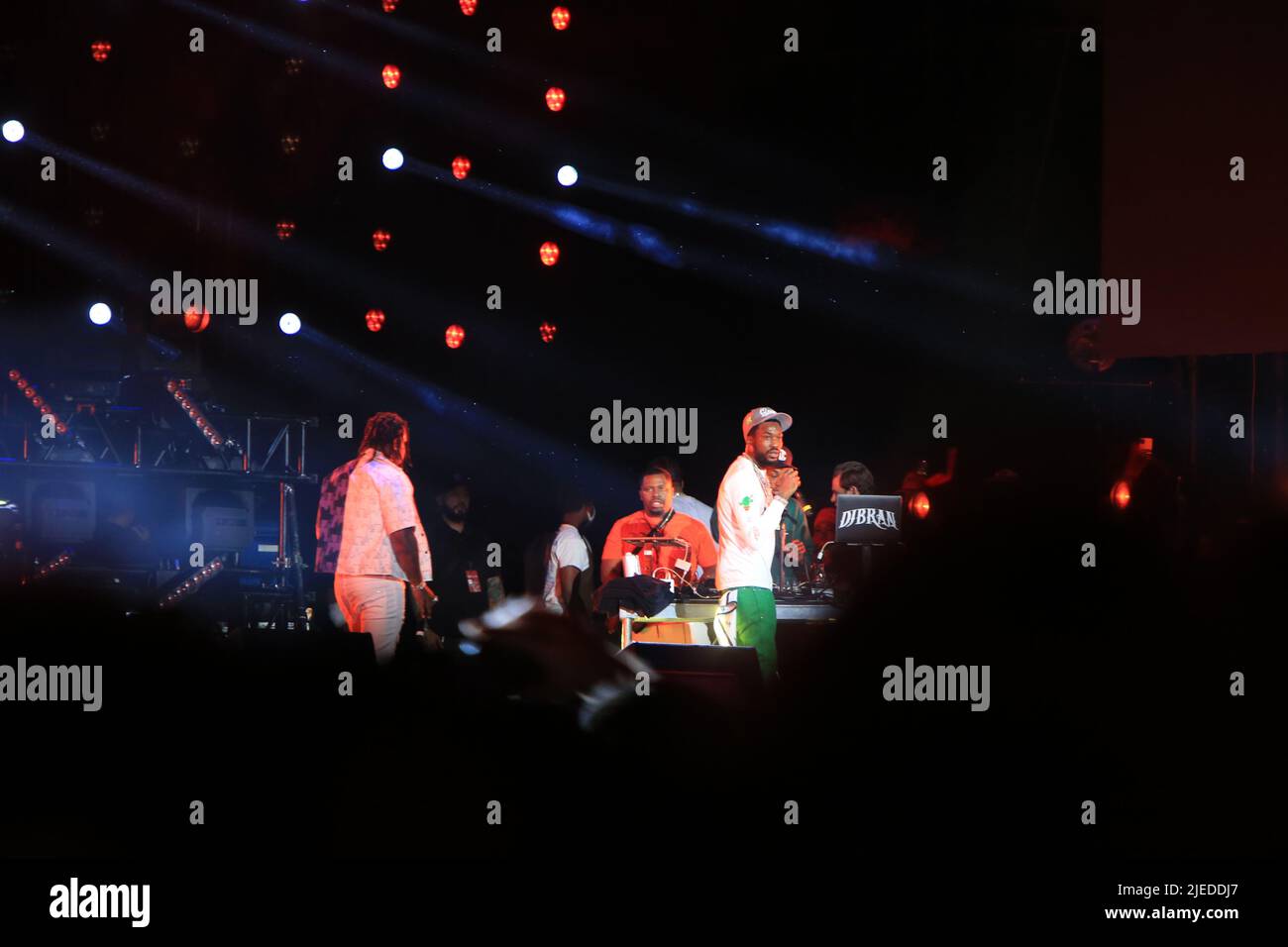 Rapper Meek Mill performing live at Made in America Day 1 Featuring ...