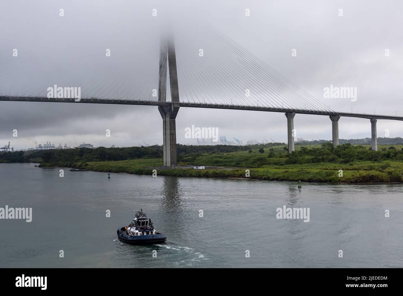 Puente Atlántico Bridge in Panama Stock Photo - Alamy