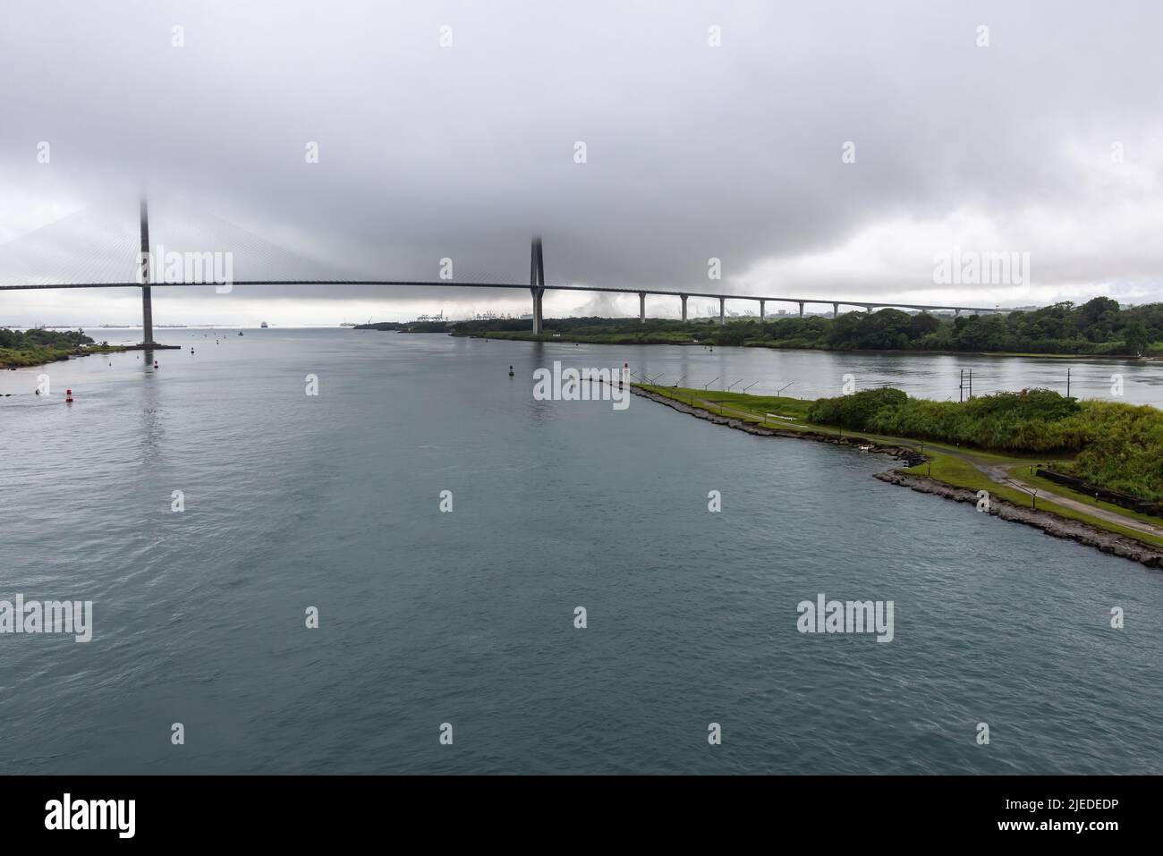 Puente Atlántico Bridge in Panama Stock Photo - Alamy