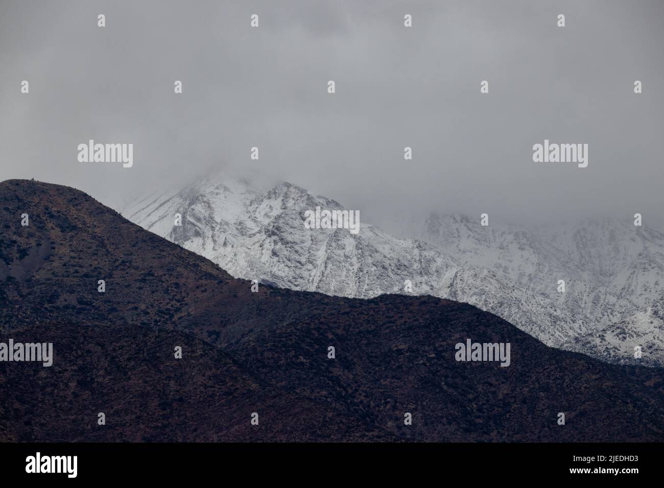 Andes mountains in Santiago, Chile Stock Photo - Alamy