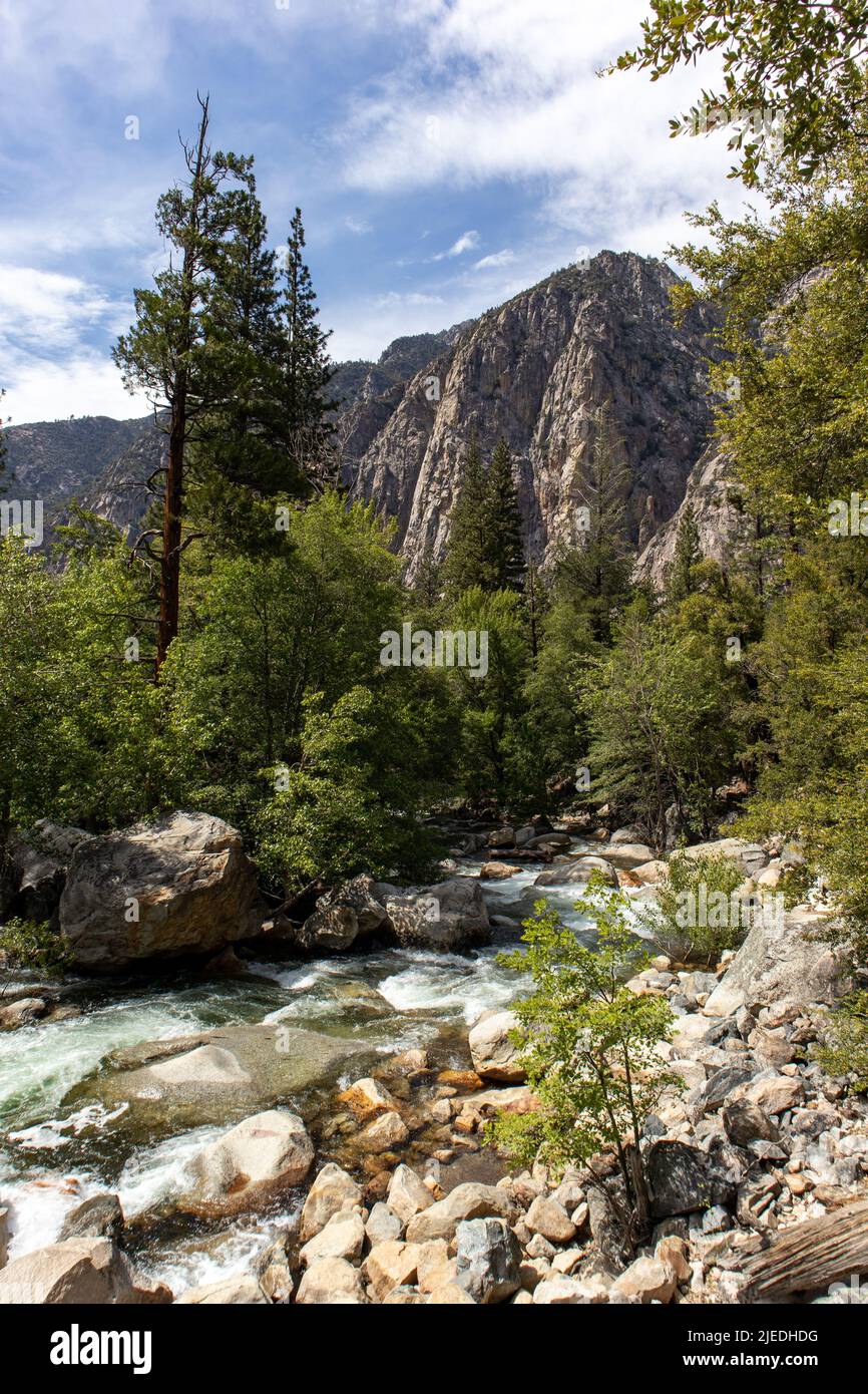 Rapids View - Kings Canyon Park, California Stock Photo - Alamy