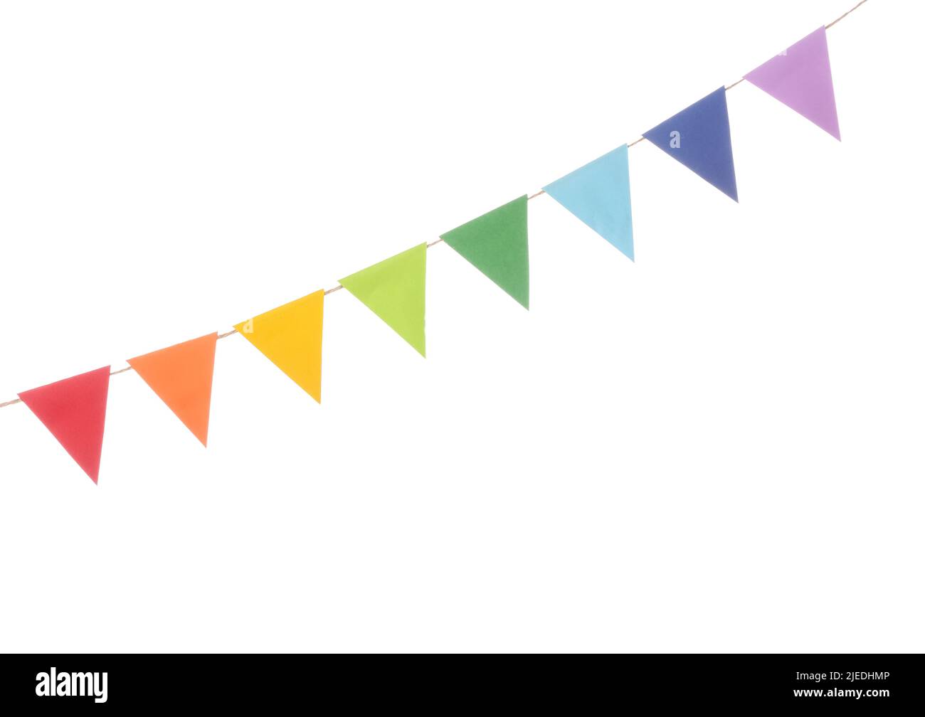 Bunting flags party Cut Out Stock Images & Pictures - Alamy