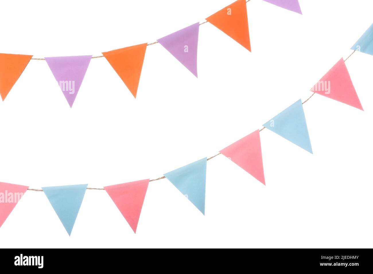 Bunting flags Cut Out Stock Images & Pictures - Alamy