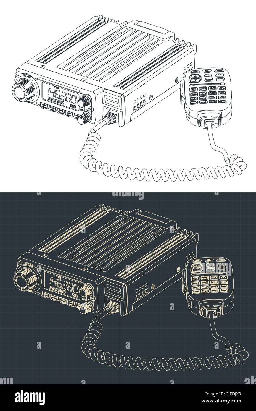 Vhf transceiver Stock Vector Images - Alamy