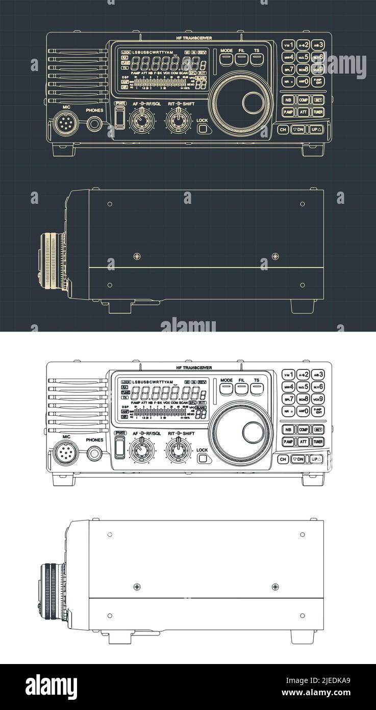 Hf radio Stock Vector Images - Alamy