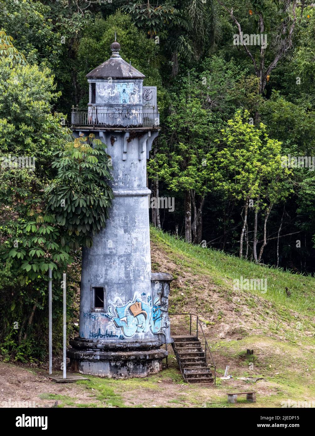 Panama canal lighthouse hi-res stock photography and images - Alamy