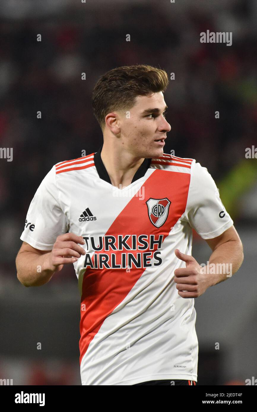 Buenos Aires, Arg - June 27. Julián Alvarez of River Plate during a ...