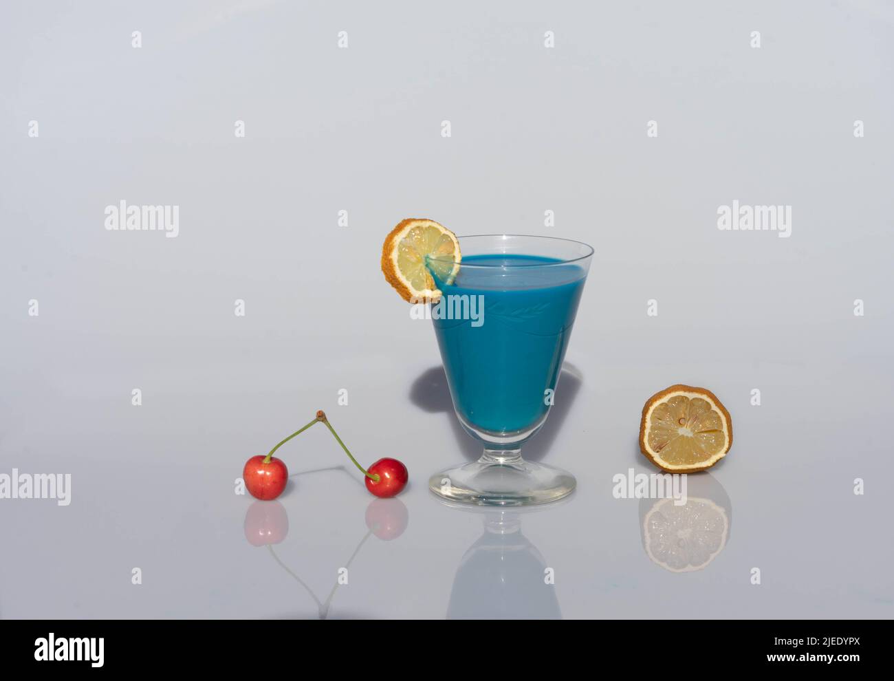 blue wing cocktail Stock Photo - Alamy