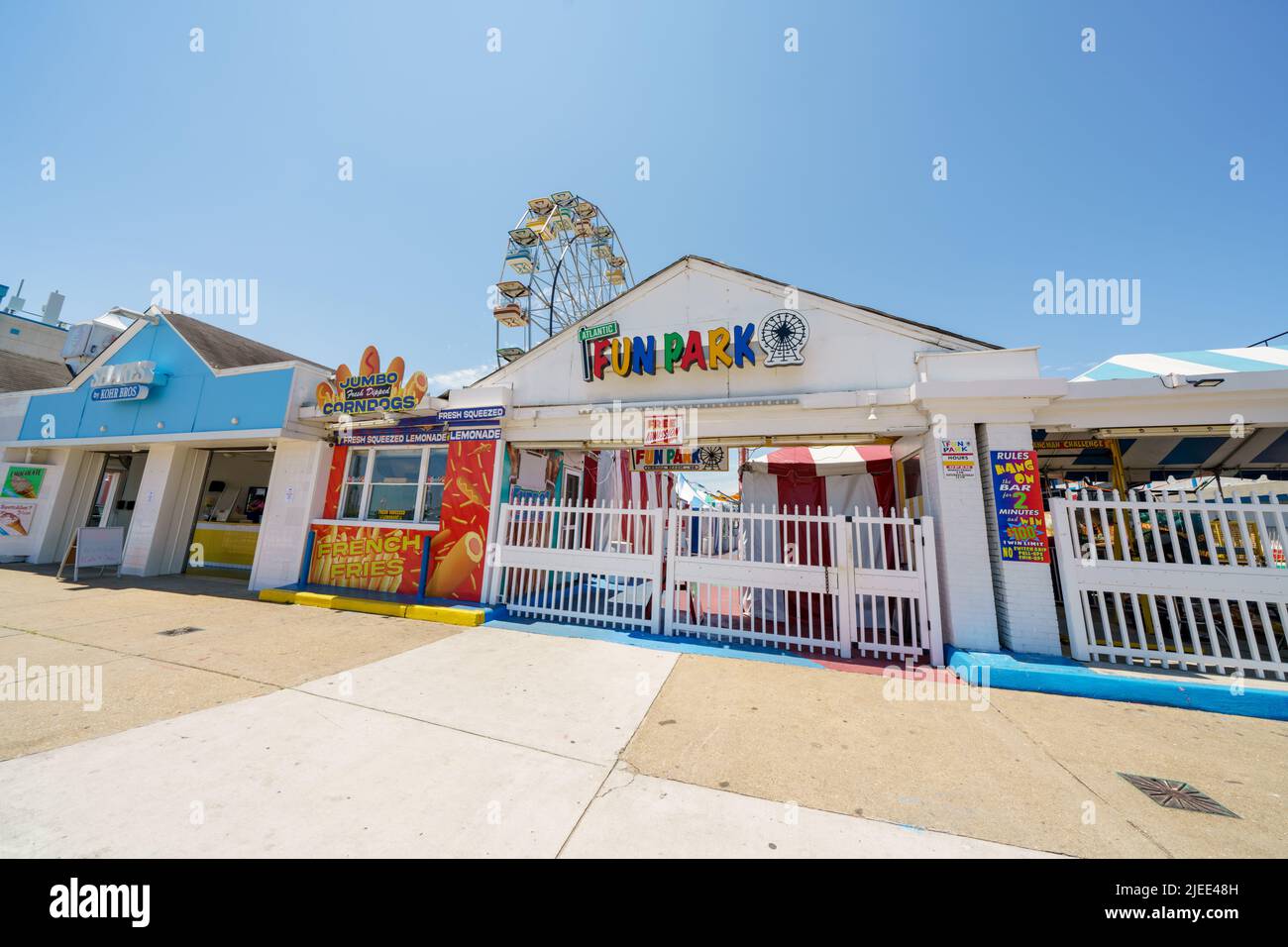 Photo of the Atlantic Fun Park Virginia Beach Stock Photo - Alamy