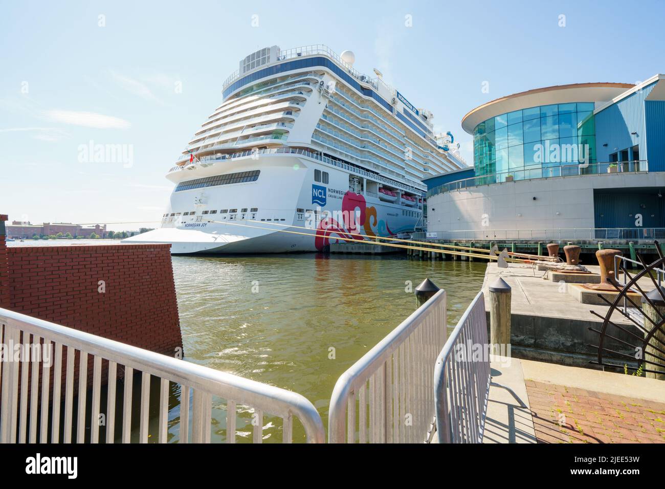 Photo of the Norwegian Joy at Norfolk VA Stock Photo - Alamy