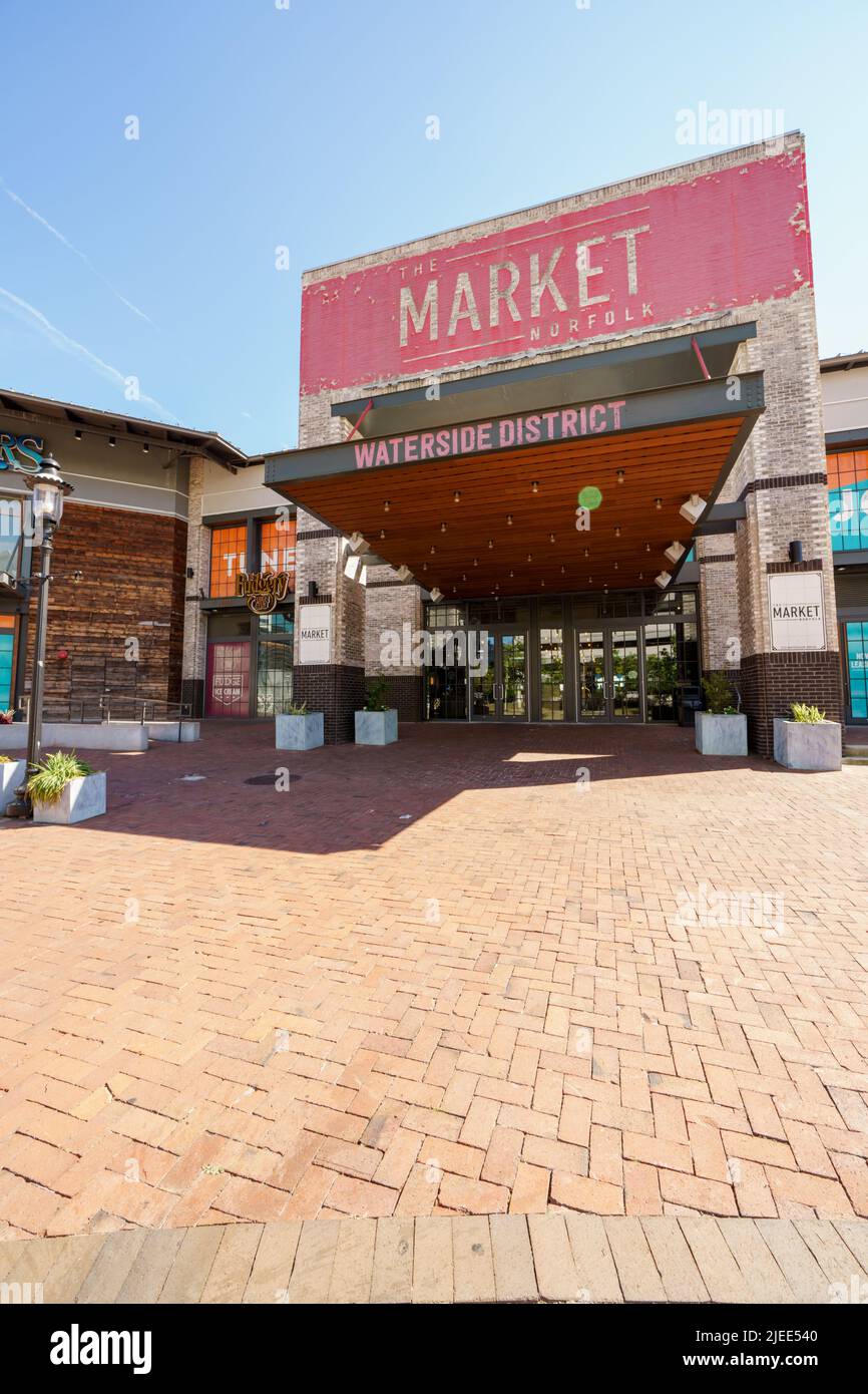 The Market Norfolk at Waterside District Virginia Stock Photo - Alamy