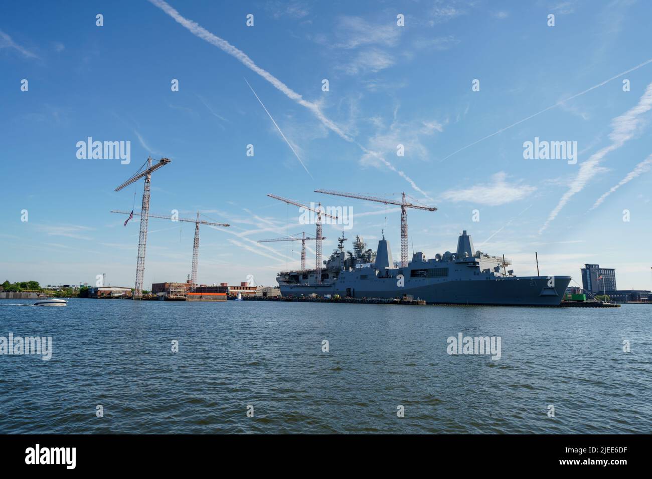 Photo of General Dynamics Nassco Shipyard Stock Photo - Alamy