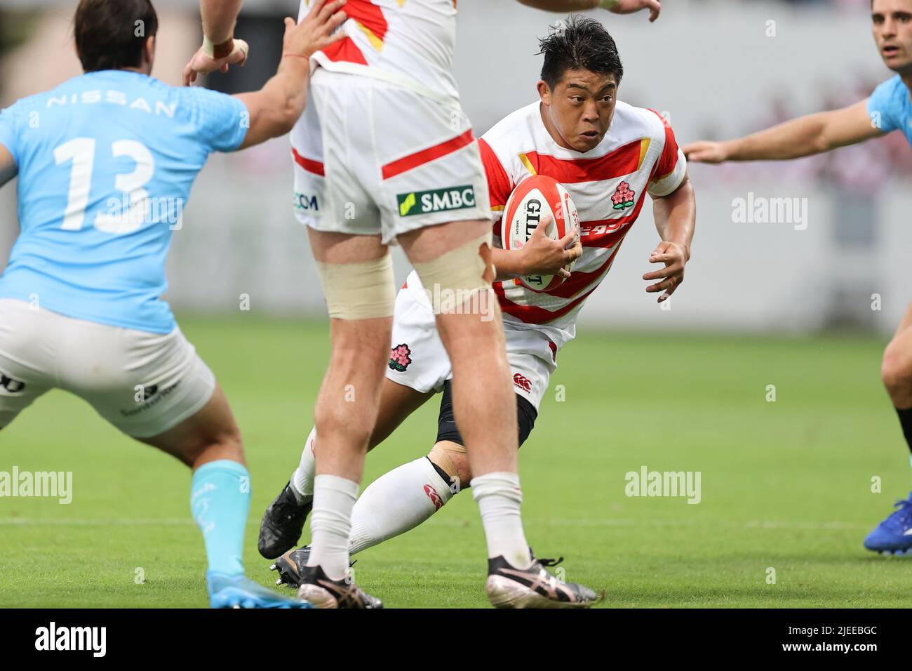 Fukuoka, Japan. 25th June, 2022. Atsushi Sakate (JPN) Rugby ...