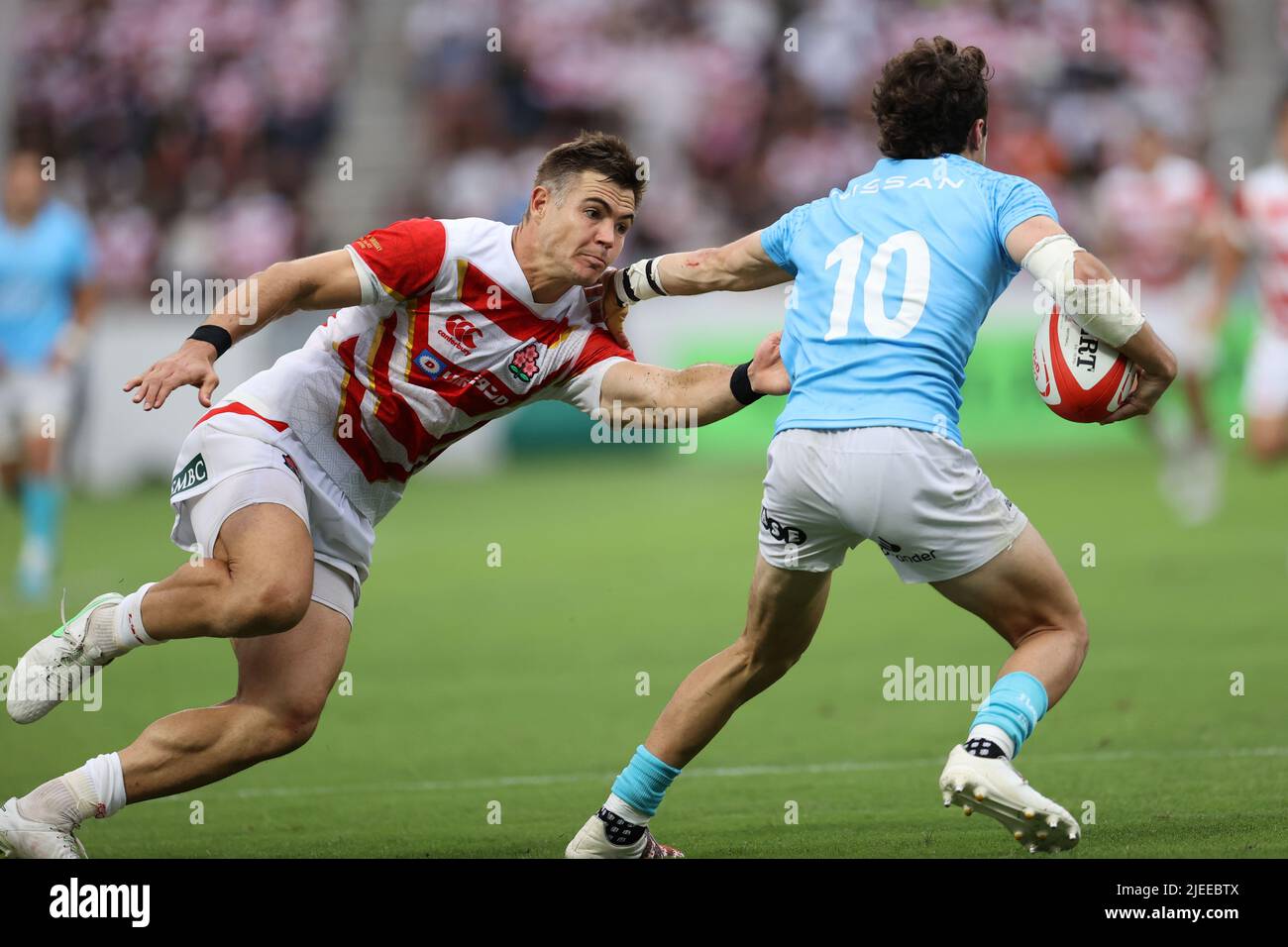Fukuoka, Japan. 25th June, 2022. Gerhard van den Heever (JPN) Rugby ...