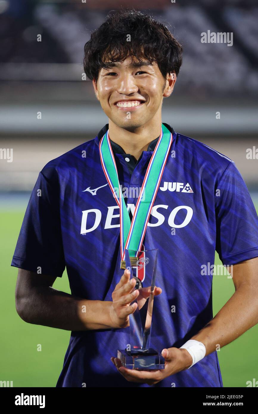 Lemon Gas Stadium Hiratsuka, Kanagawa, Japan. 25th June, 2022. Yudai ...