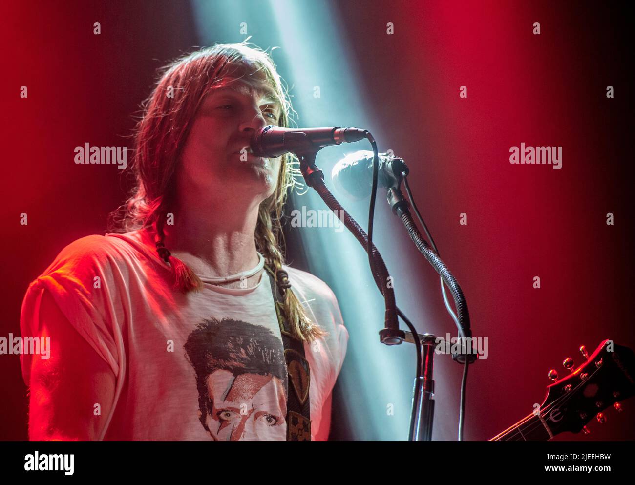 Leeds, UK. 26th June, 2022. Courtney Taylor-Taylor, lead singer and ...