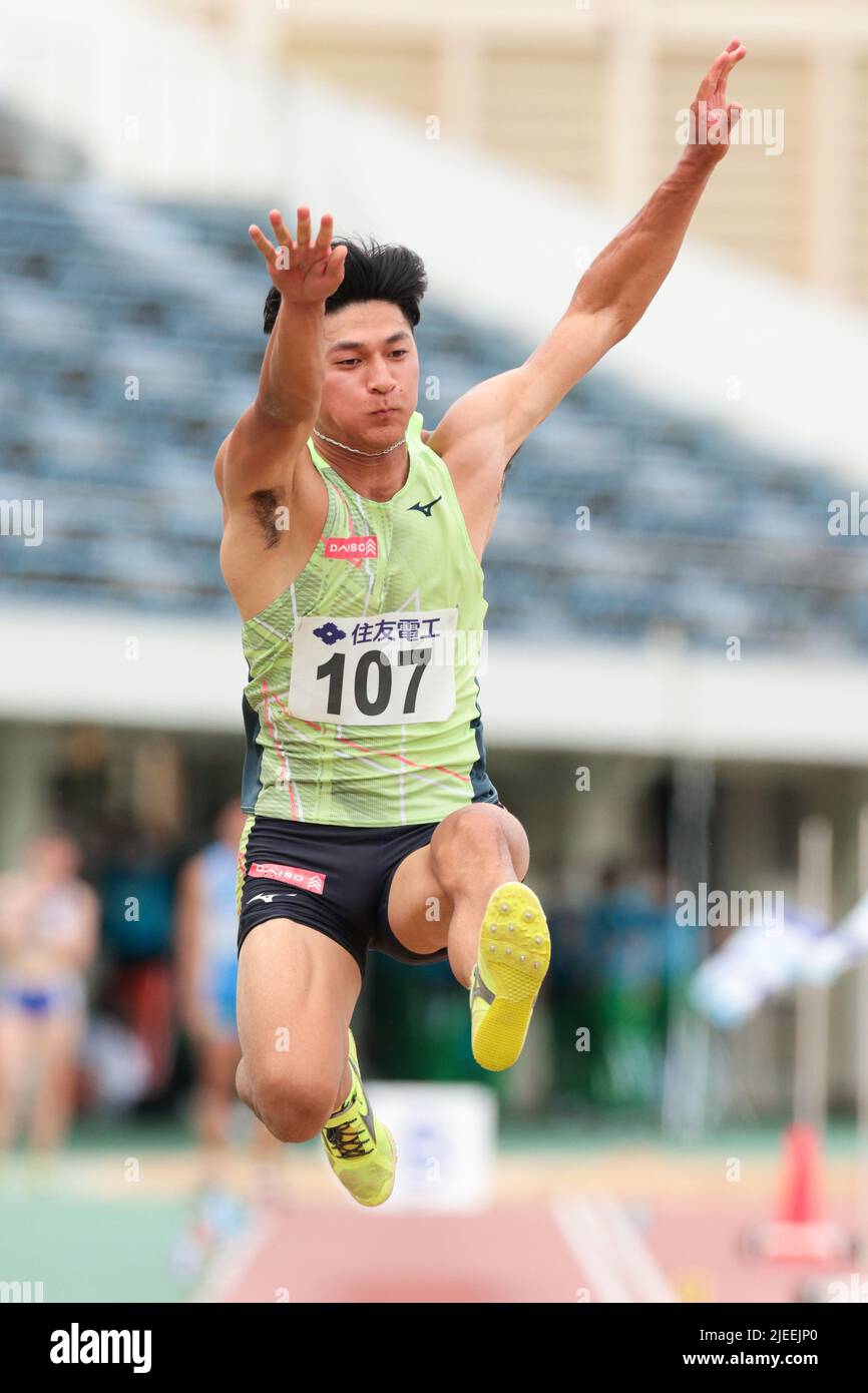 Tottori, Japan. 25th June, 2022. Natsuki Yamakawa Athletics : Fuse ...