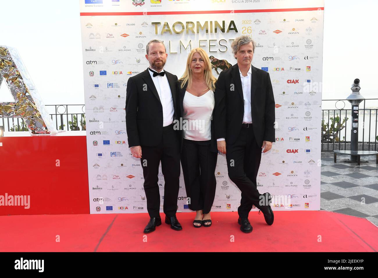 Taormina, Italy. 26th June, 2022. Taormina: Opening night 68 Taormina ...