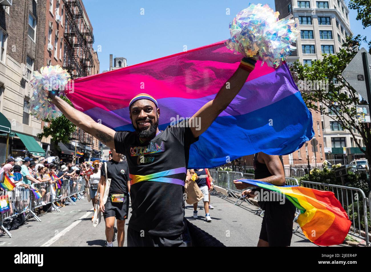 Thousand marched in the Pride Parade NYC in New York, New York, on June ...