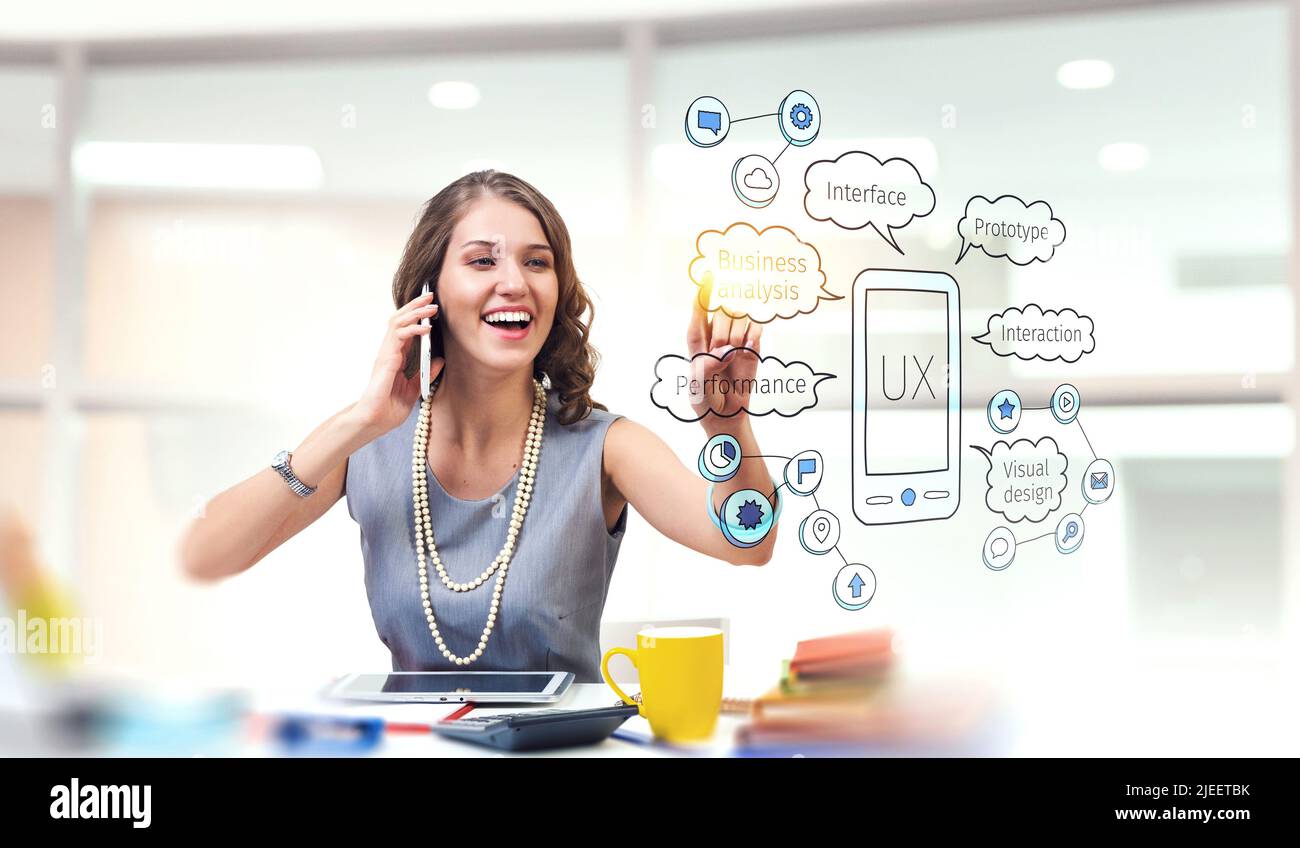 Prototype. Business concept for Preliminary project design Stock Photo ...