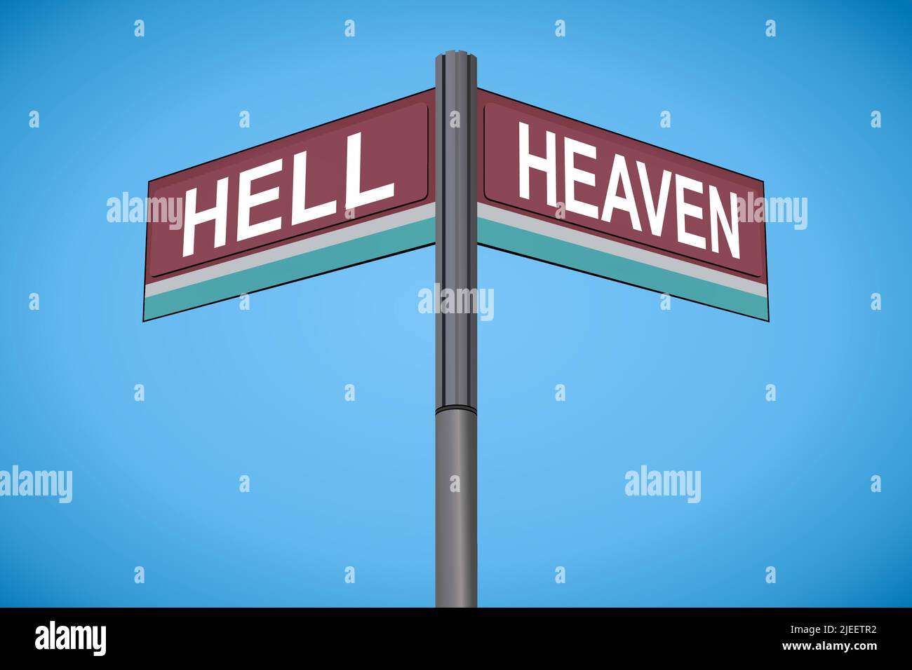 Heaven directions Stock Vector Images - Alamy