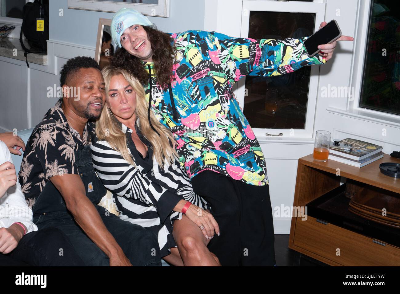 Cuba Gooding Jr, Anna Rothschild and CJ Boogatti attend MTRX and Anna ...