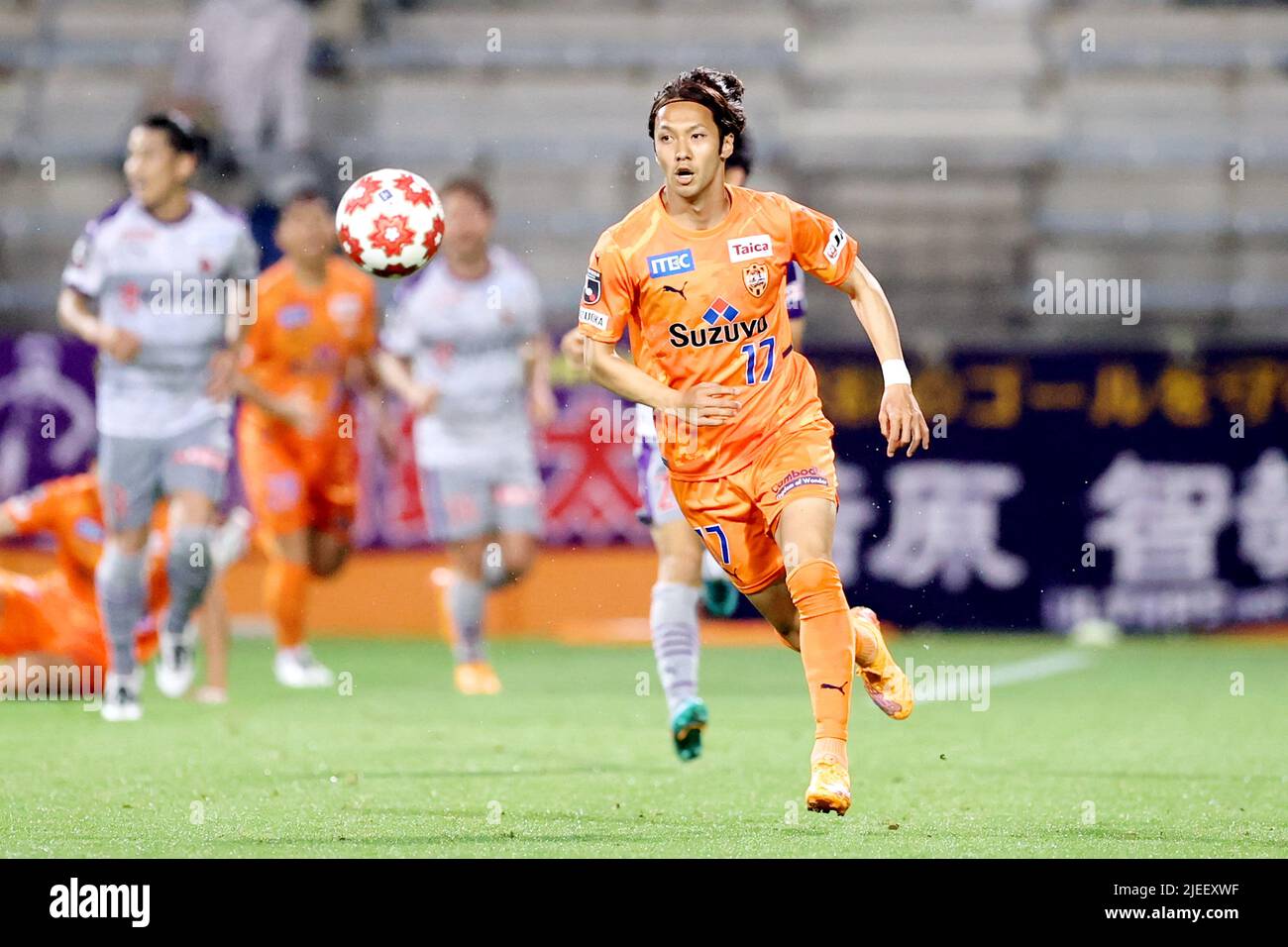 IAI Stadium Nihondaira, Shizuoka, Japan. 22nd June, 2022. Yuta Kamiya (S-Pulse), JUNE 22, 2022 ...