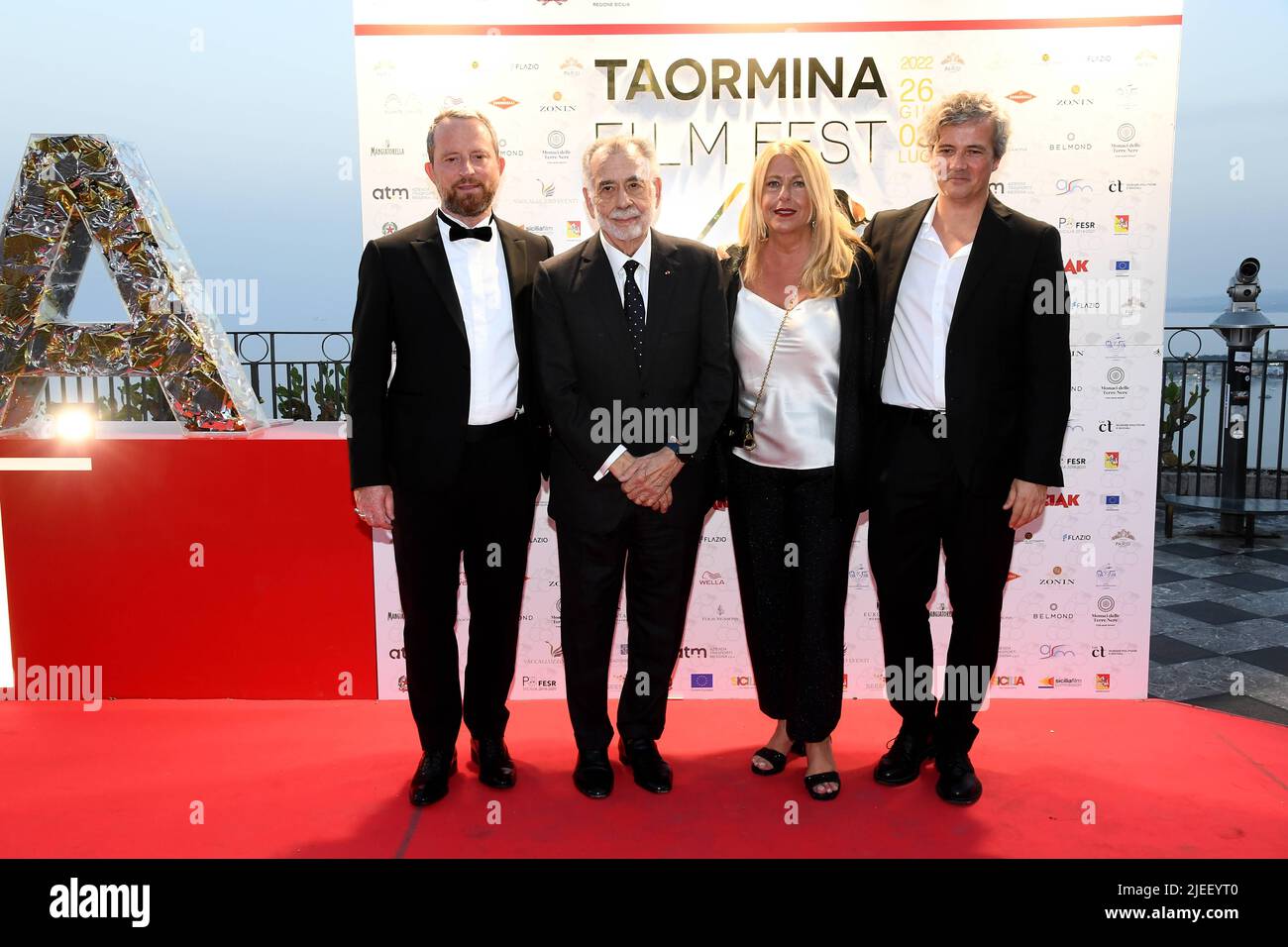 Taormina, Italy. 26th June, 2022. Taormina: Opening night 68 Taormina ...